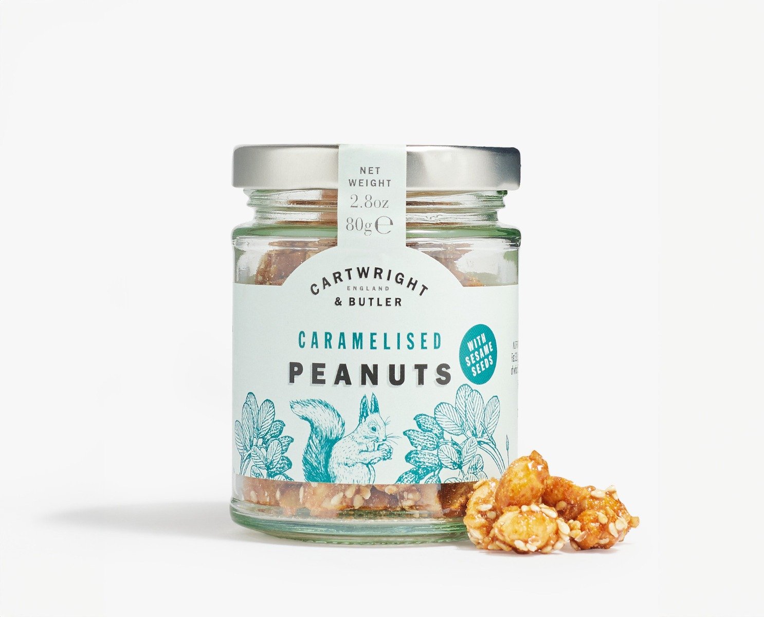 Cartwright & Butler Caramelised Sesame Peanuts in Jar – Harewood House